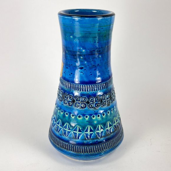 Bitossi | Accents | Bitossi Flavia Aldo Londi Rimini Blu Vase Ceramic ...